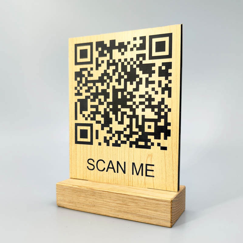 QR Code Aufsteller Basic