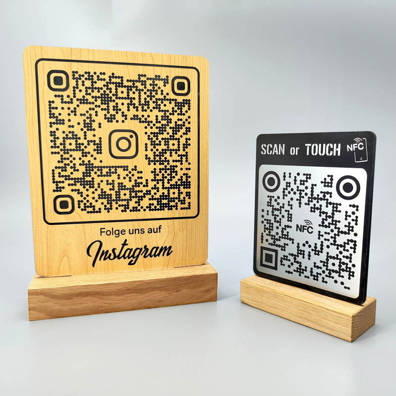 QR Code Aufsteller Basic