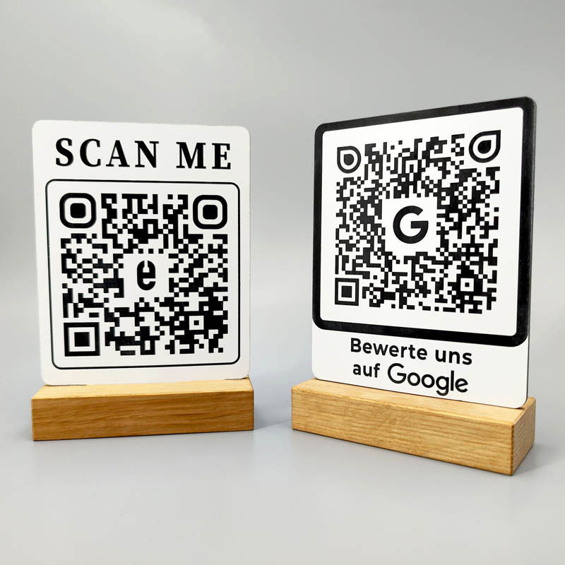 QR Code Aufsteller Basic